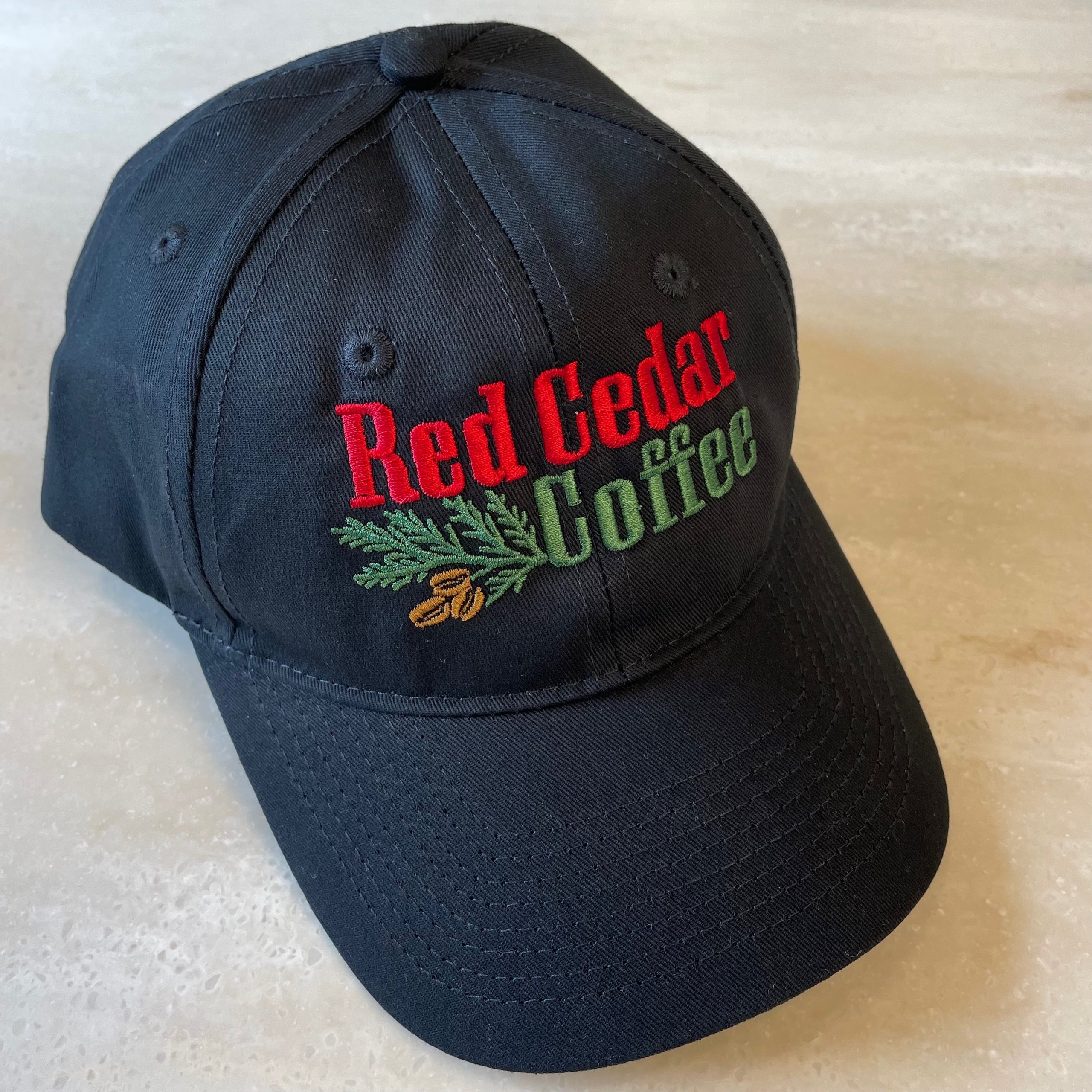 Red Cedar Coffee Co. ball cap (black) | Red Cedar Coffee Co.